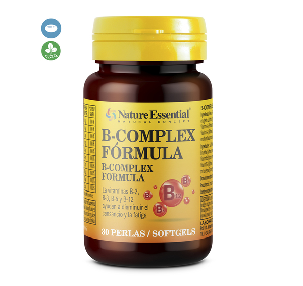 B-complex fórmula (Vitamina B) 500 mg 30 perlas - Eterna Dalia